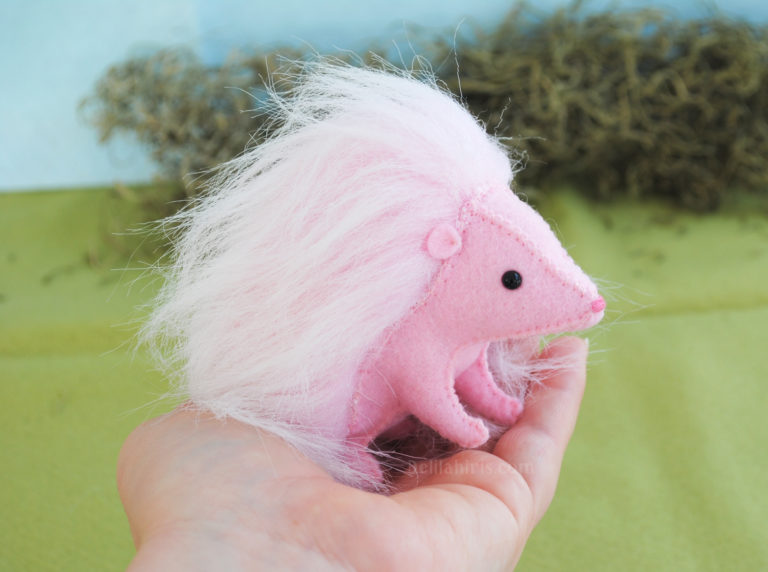 New This Month – DIY Stuffed Hedgehog Printable Sewing Pattern ...
