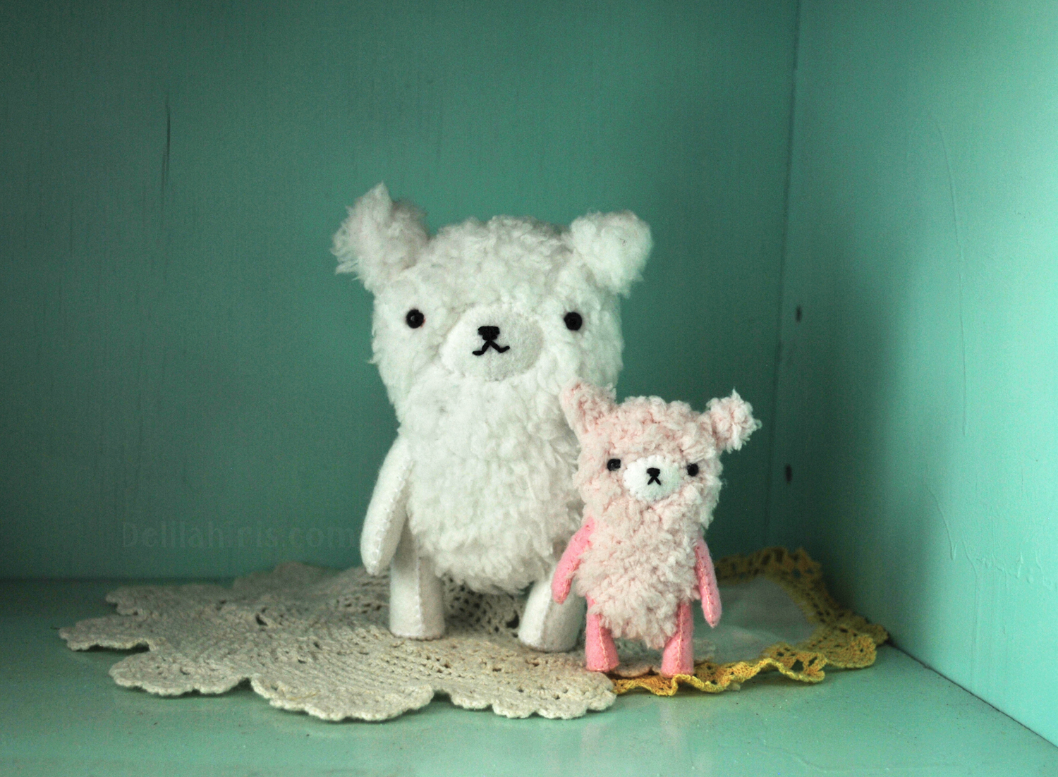 Make Your Own Fuzzy Fleece Mini Teddy Bears! – Delilah Iris Felt Crafts