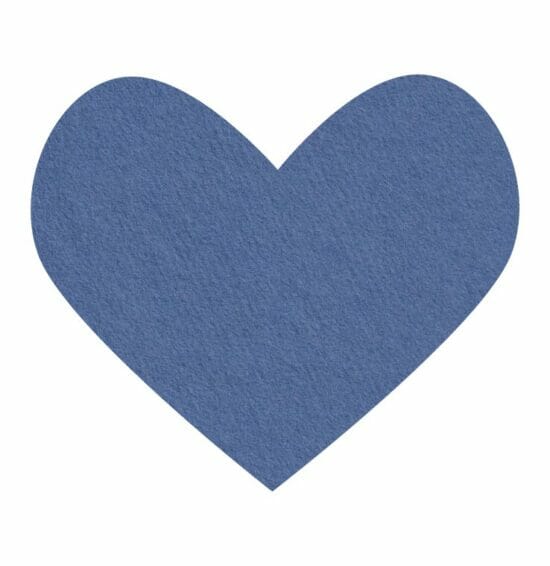 Norwegian Blue Wool Felt – Delilah Iris Felt Crafts