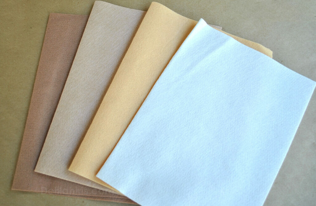 Butter Cream Wool Felt – Delilah Iris Felt Crafts