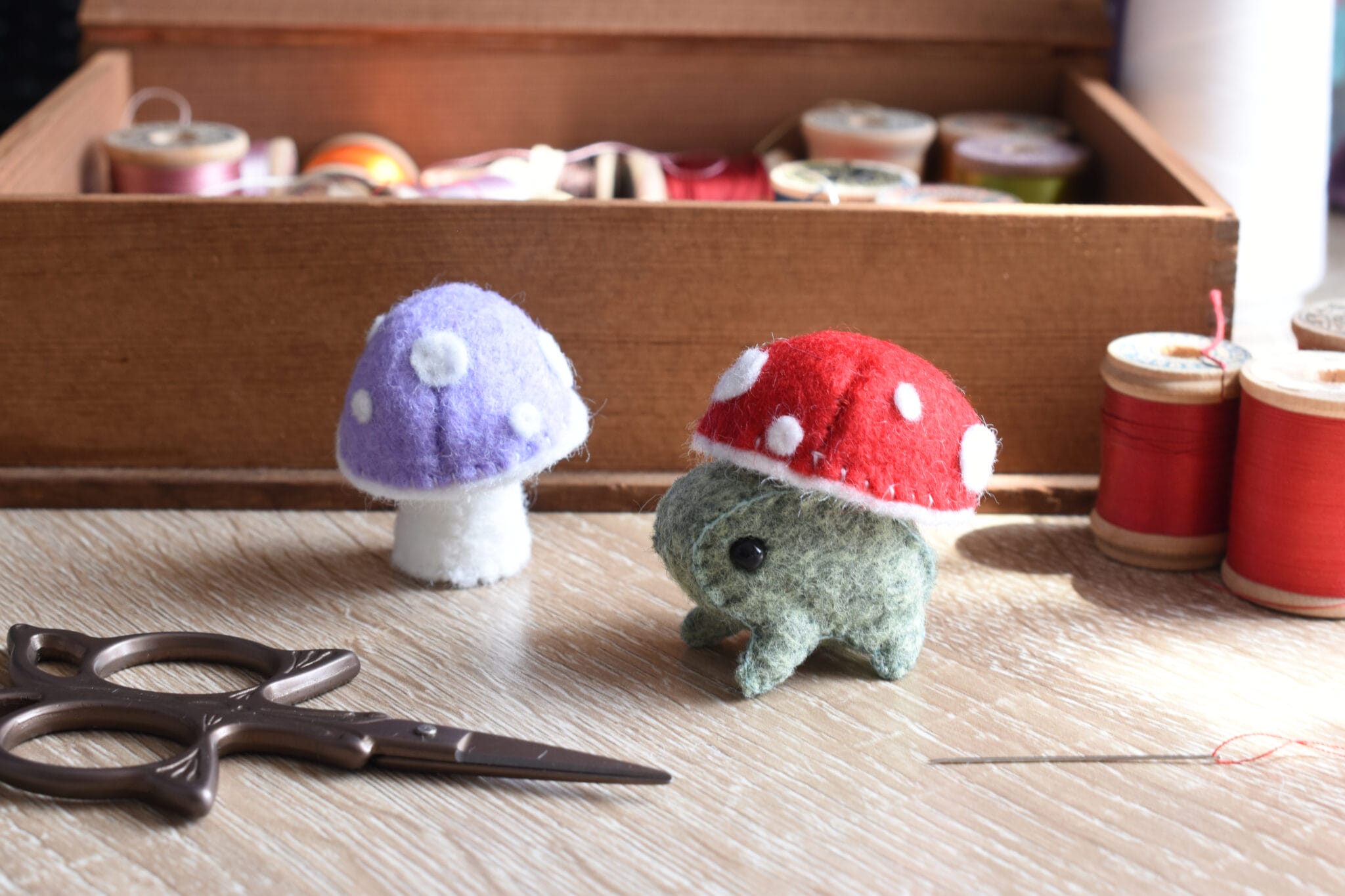 Frog Sewing Workshop – Delilah Iris Felt Crafts